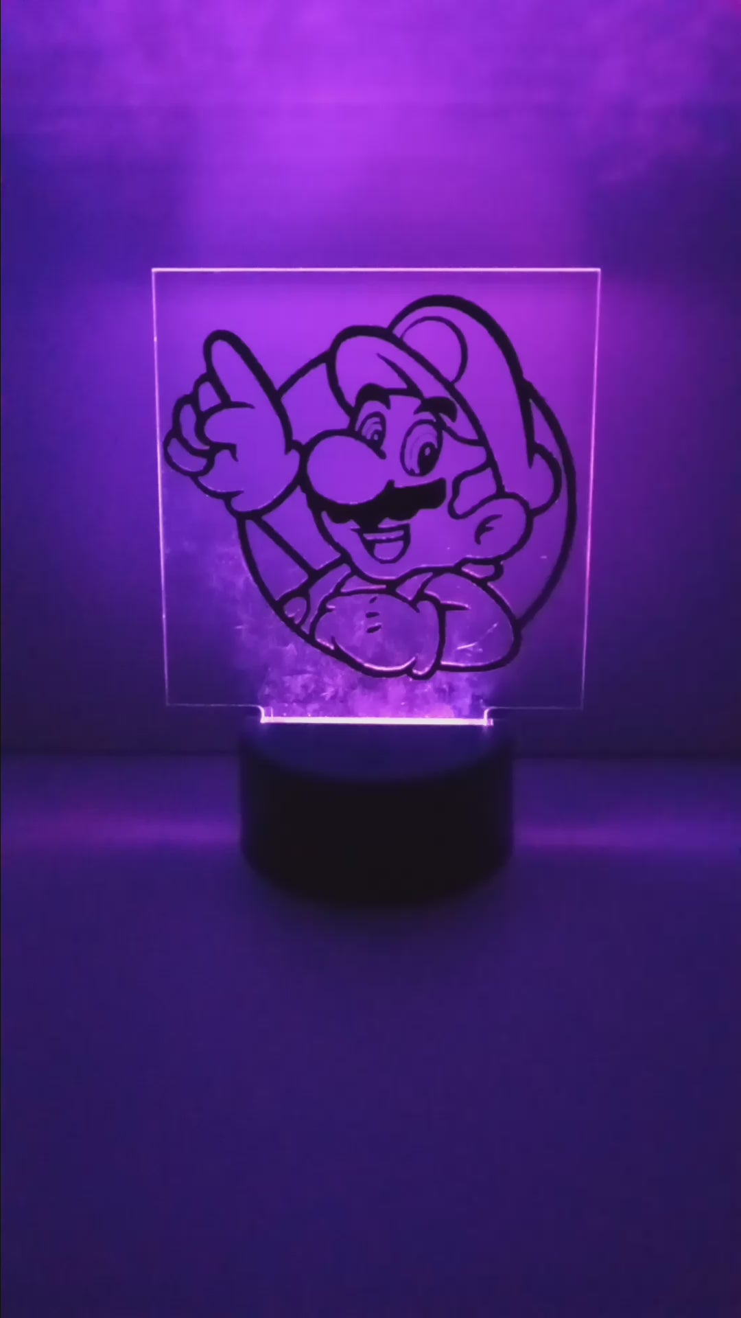 Mario Night light – Gretchen's Magical Crafts